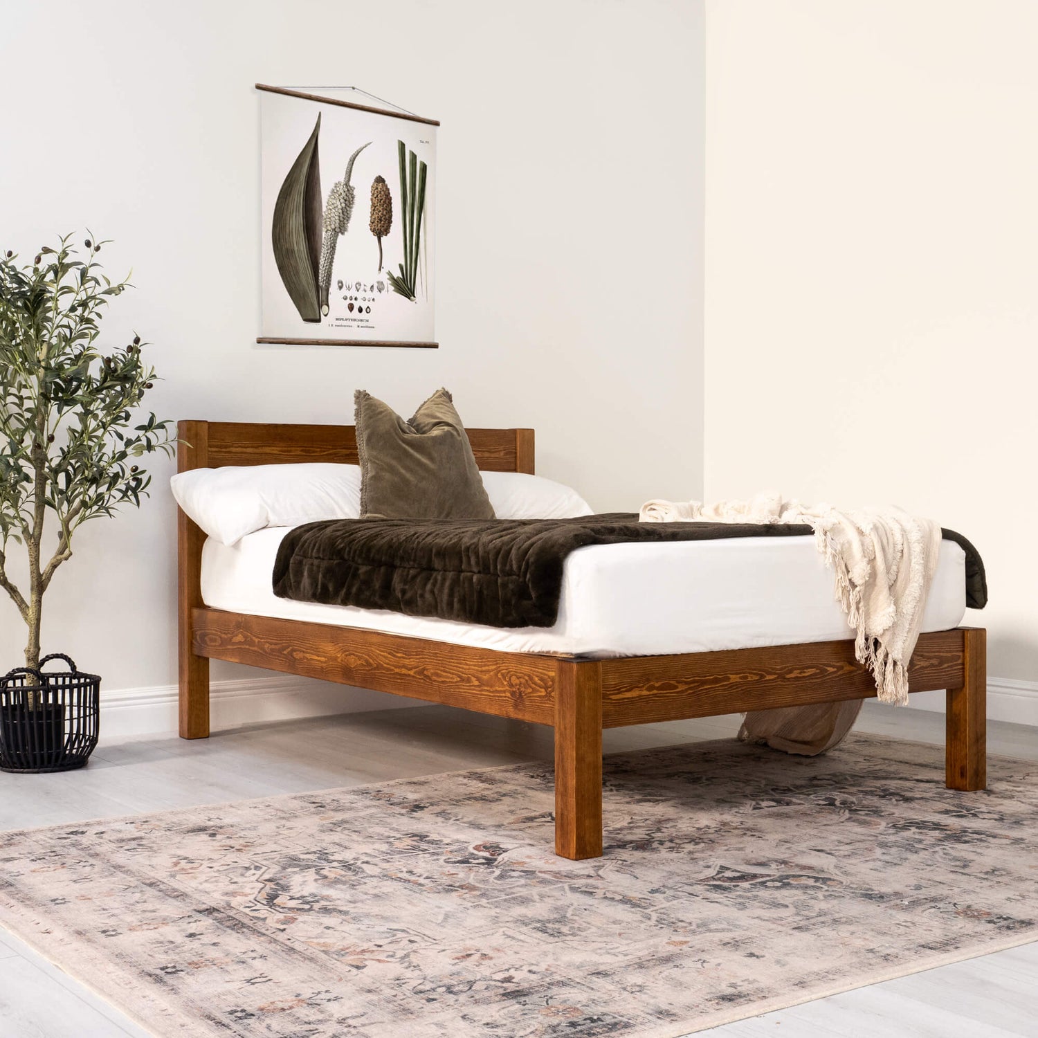 Small Double Wooden Beds - Space Saving Beds – The Wooden Bed Company