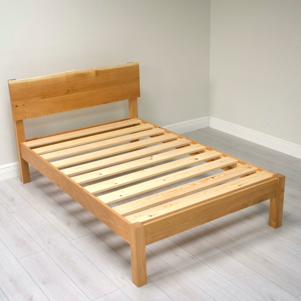 Live Edge Oak Bed Frame 02 – The Wooden Bed Company