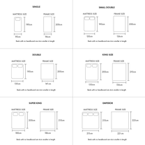 Model 04 - Low Wooden Bed | The Wooden Bed Company